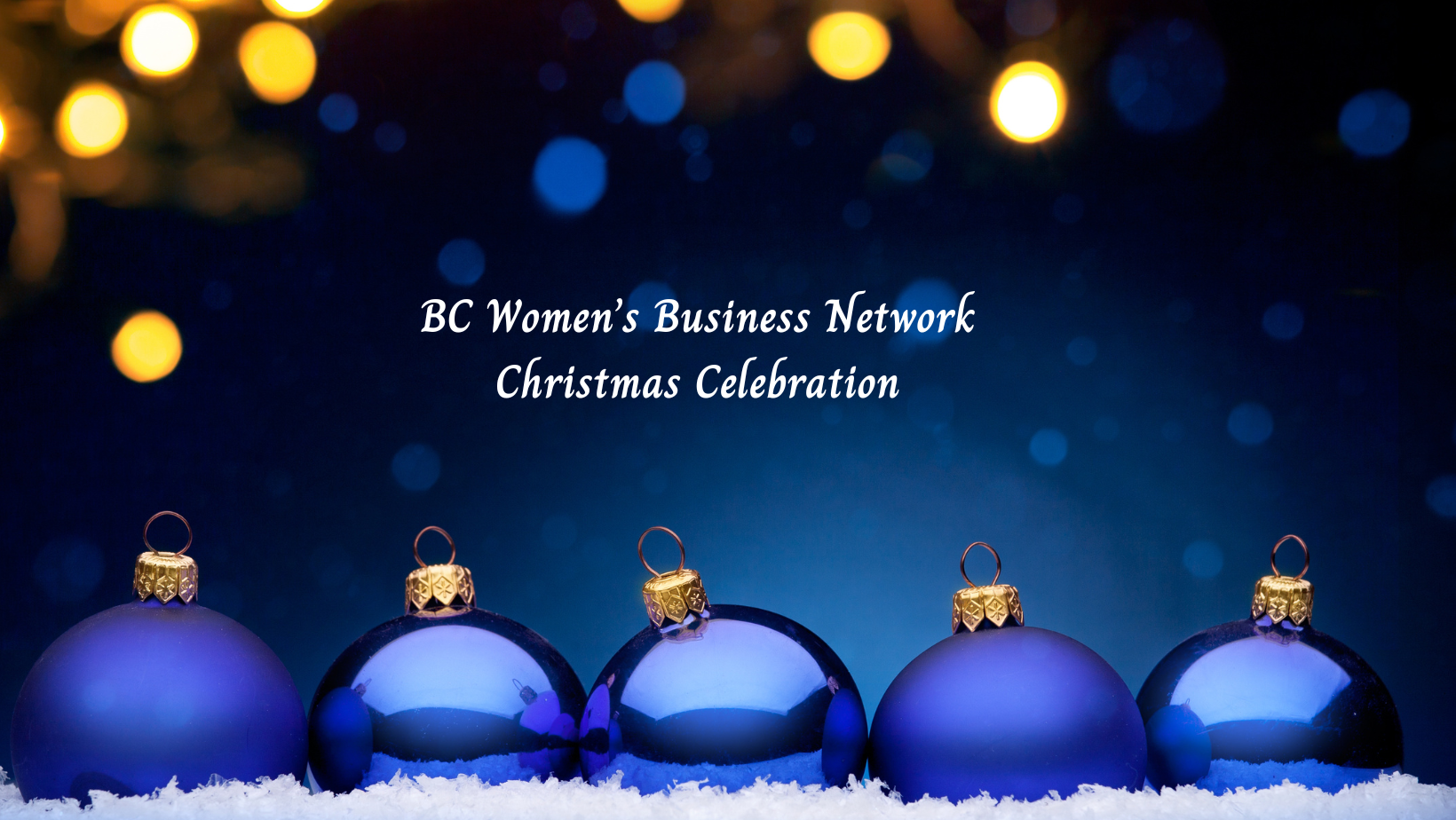 BCWBN Christmas dinner - 2025